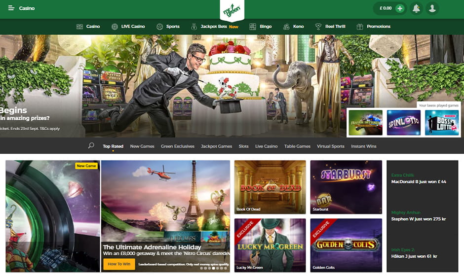 Mr Green Casino Review Games Welcome Bonus And Mobile App Mr Green Casino Review Games Welcome Bonus And Mobile App